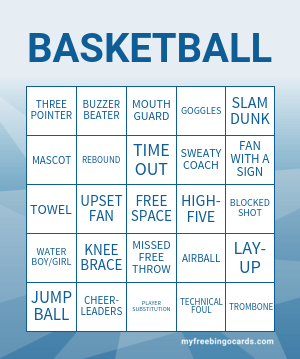 BASKETBALL BINGO