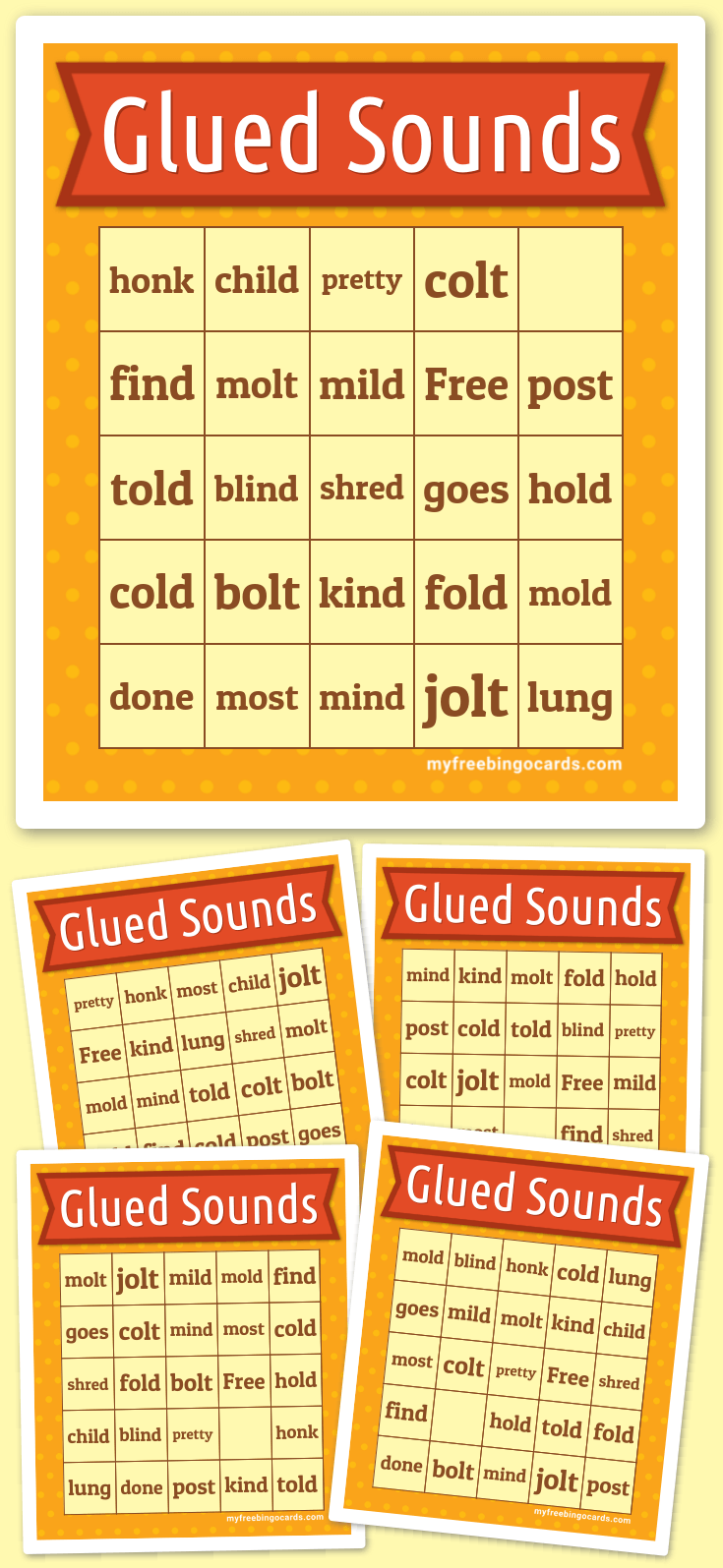 Virtual Glued Sounds Bingo