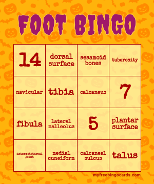 FOOT BINGO