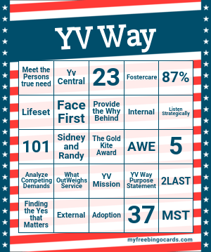 YV Way Bingo