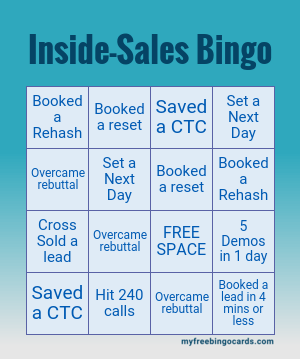 Inside-Sales Bingo