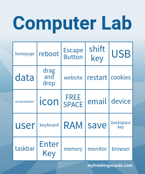 Computer Lab Bingo