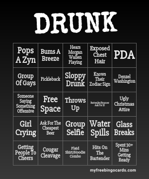 DRUNK BINGO