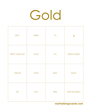 Gold Bingo