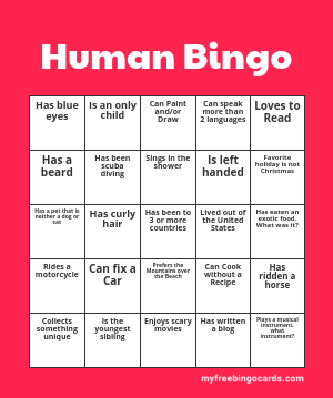 Human Bingo