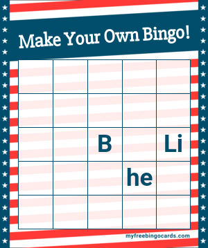 Make Your Own Bingo!