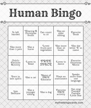 Human Bingo