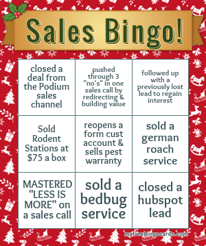 Sales Bingo!