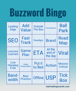Buzzword Bingo