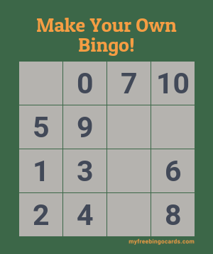 Make Your Own Bingo!