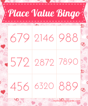 Print 100+ Place Value Bingo Cards