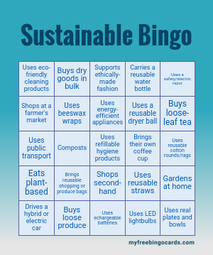 Sustainable Bingo