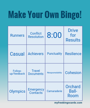 Make Your Own Bingo!