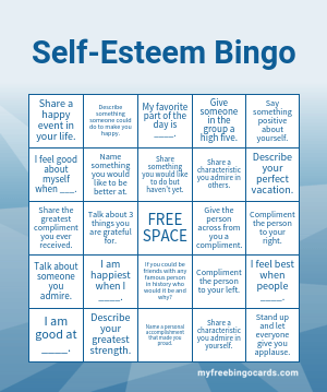 Self-Esteem Bingo