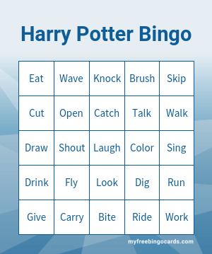 Print 100+ Harry Potter Bingo Cards