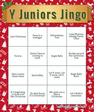 Y Juniors Jingo Bingo