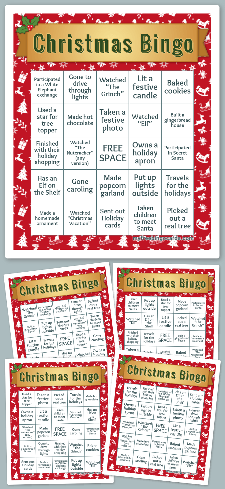 Virtual Christmas Bingo