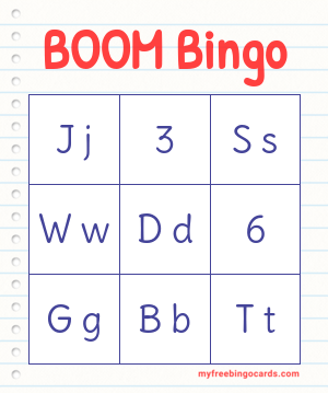 BOOM Bingo