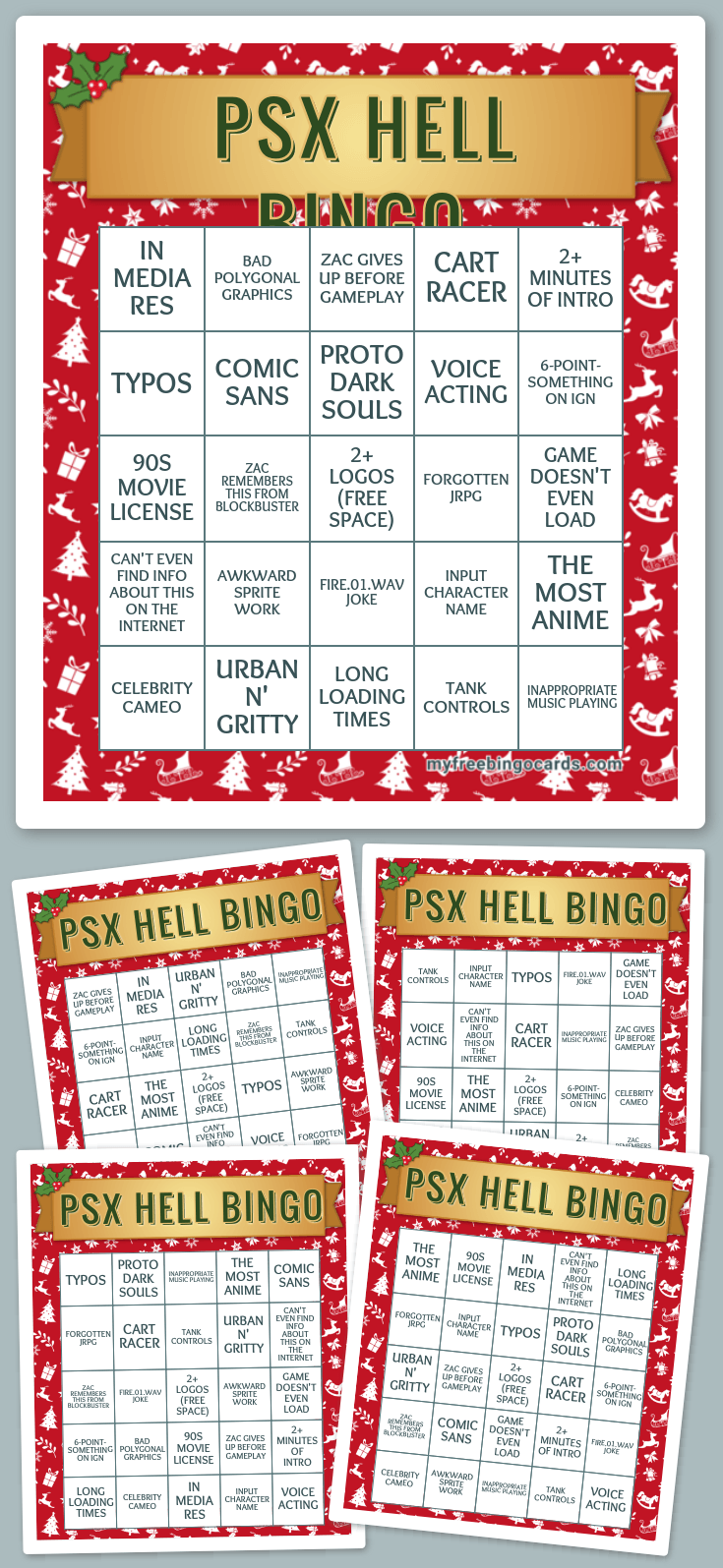 Virtual PSX HELL BINGO