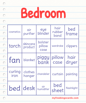 Bedroom Bingo