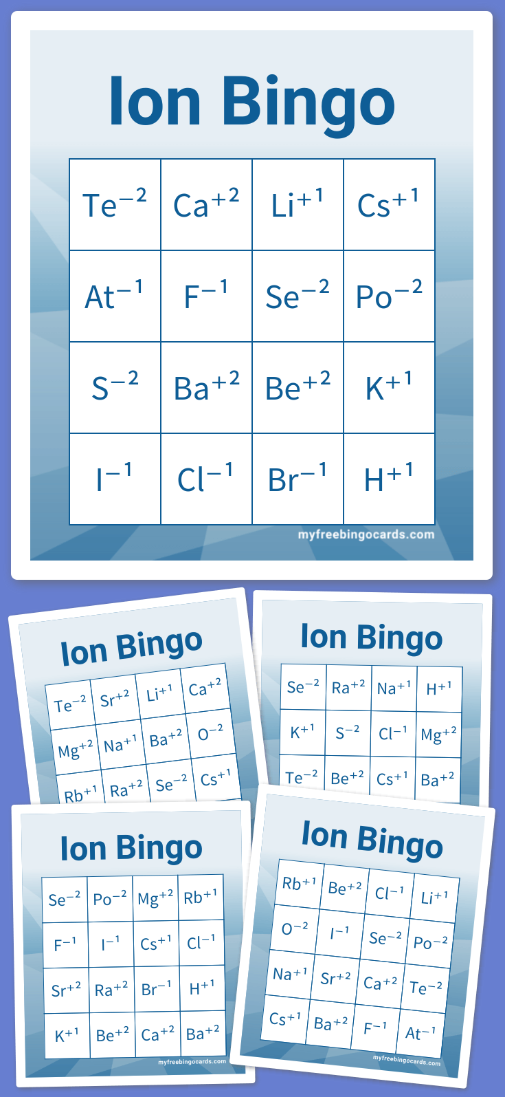 Virtual Ion Bingo
