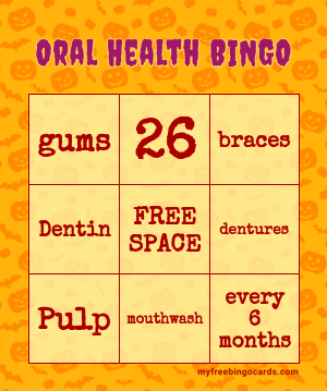 Oral Health BINGO