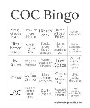 COC Bingo