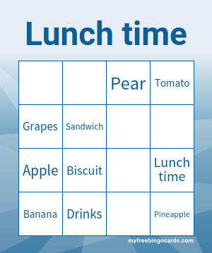 Lunch time Bingo