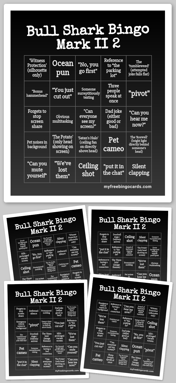 Virtual Bull Shark Bingo Mark II 2