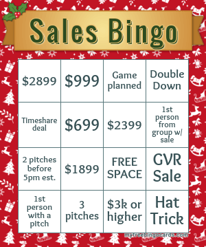 Sales Bingo