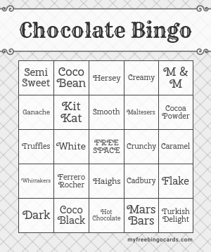 Chocolate Bingo