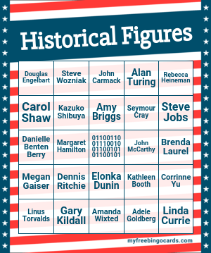 Historical Figures Bingo