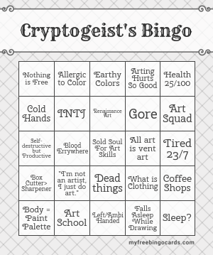 Cryptogeist's Bingo