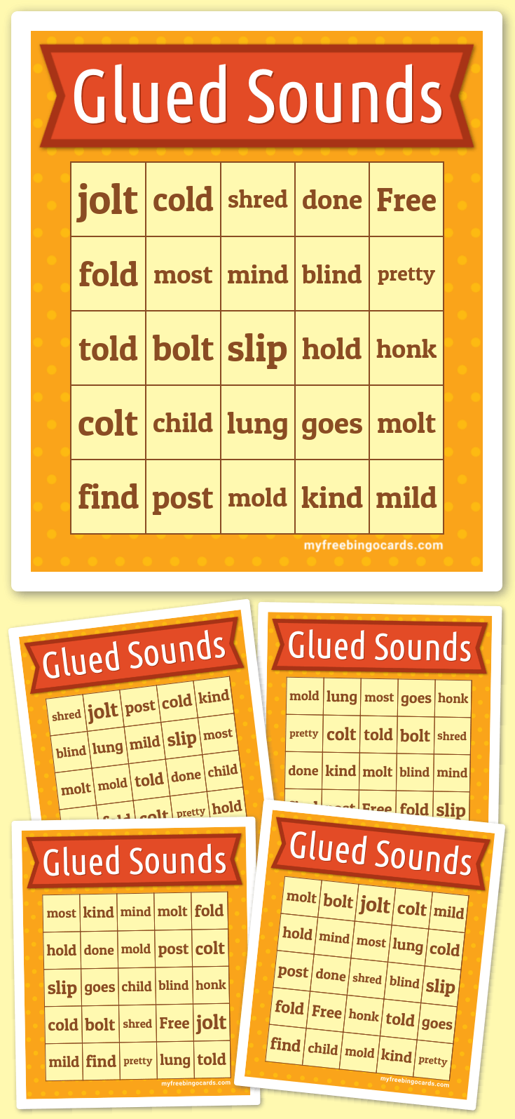 Virtual Glued Sounds Bingo