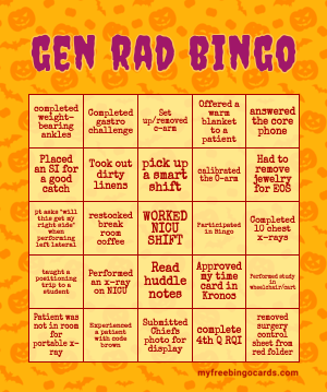 gen rad bingo