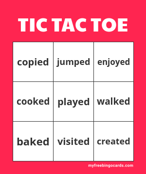TIC TAC TOE BINGO