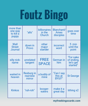 Foutz Bingo