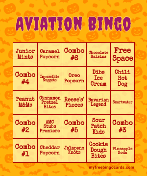 Aviation Bingo