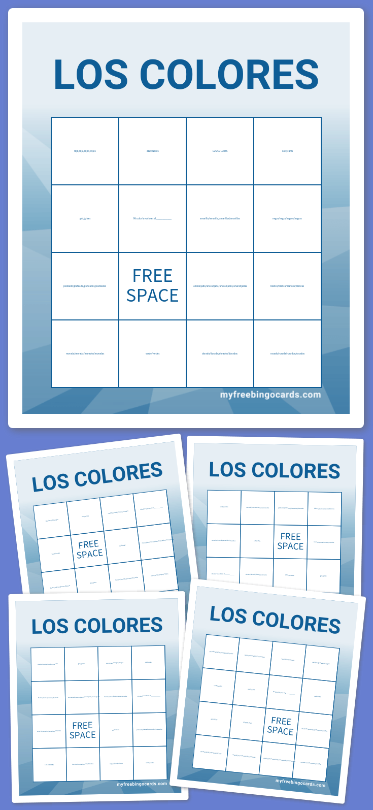 Virtual LOS COLORES BINGO