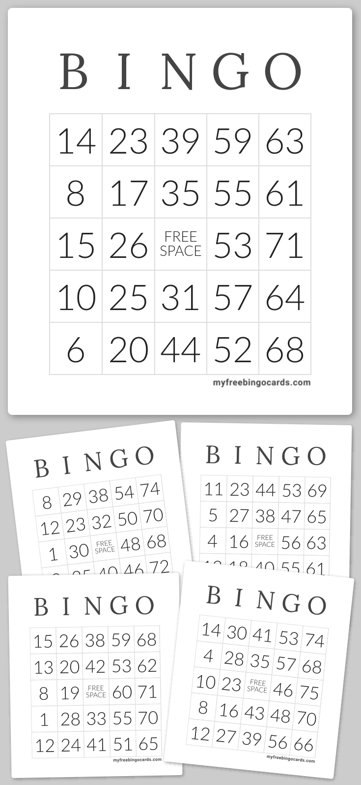 Virtual 1 75 Number Bingo