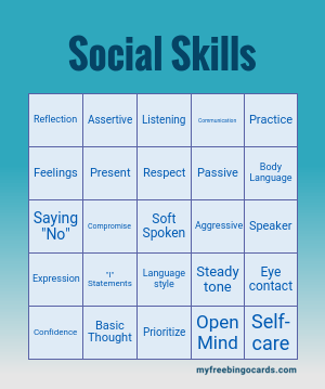 Social Skills Bingo