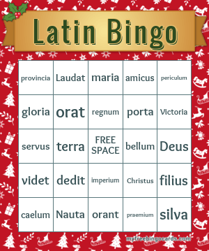 Latin Bingo