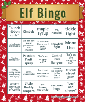 Elf Bingo