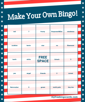 Print 100+ Make Your Own Bingo! Cards