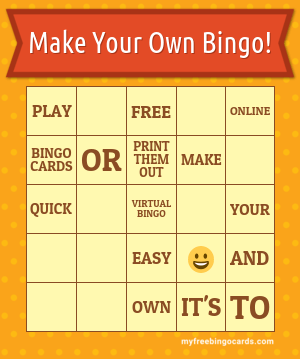 Make Your Own Bingo!
