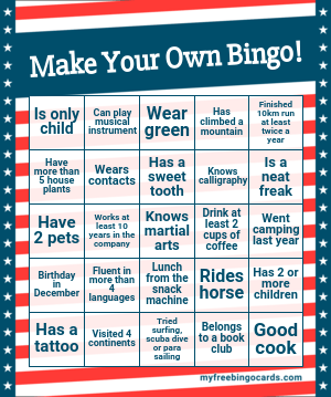 Make Your Own Bingo!