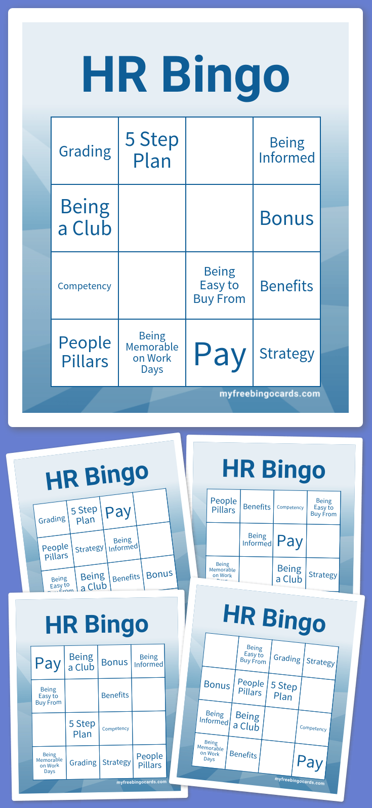 Virtual HR Bingo