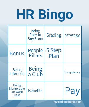 HR Bingo