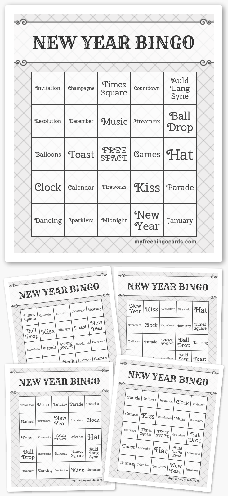 Virtual NEW YEAR BINGO
