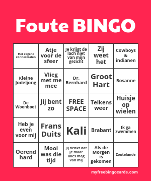 Foute BINGO